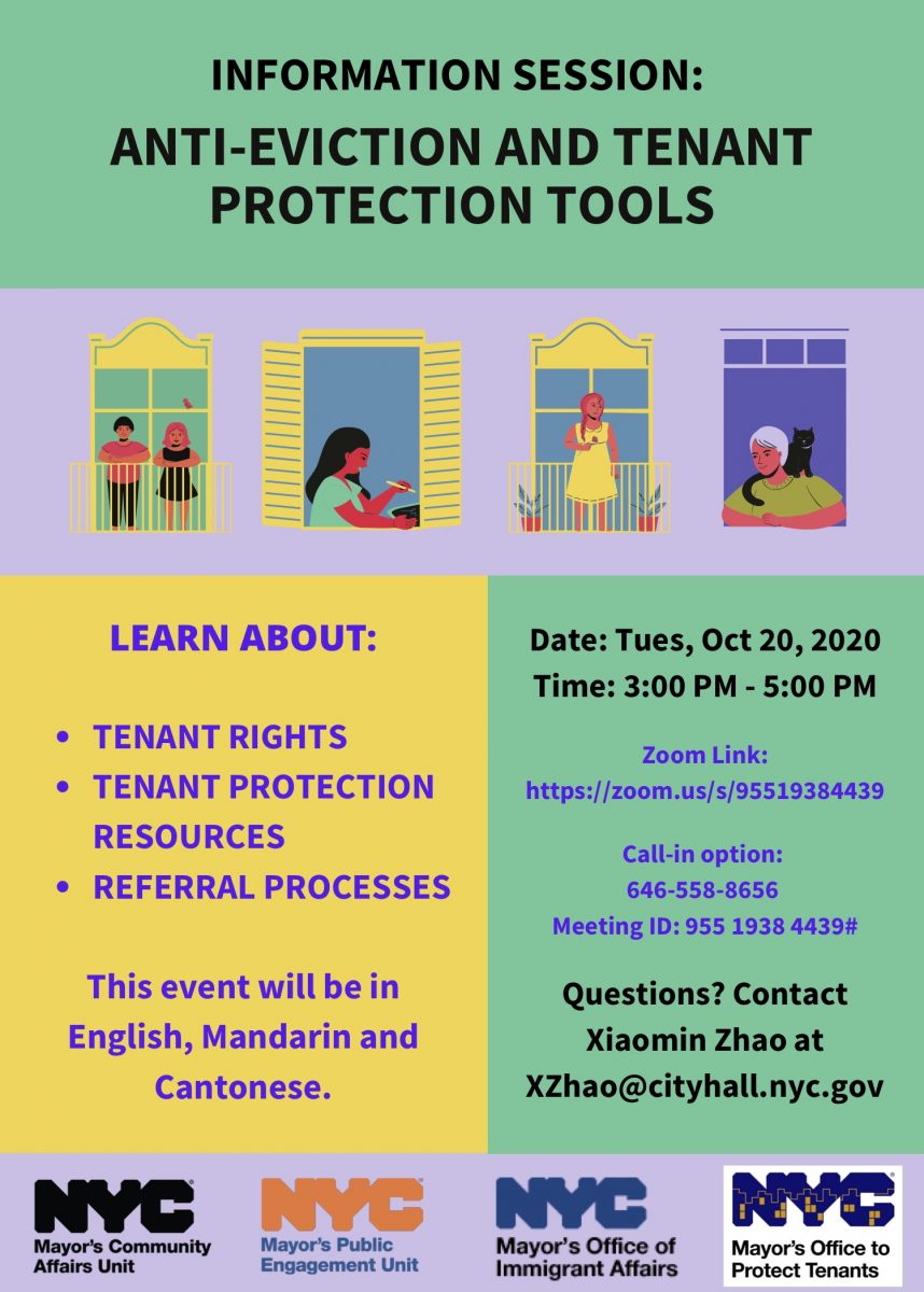 Anti-Eviction and Tenant Protection Training on Tuesday, October 20 ...